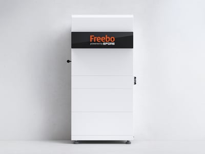 Solcellsbatteri med integrerad växelriktare & AI-styning - Freebo ONE